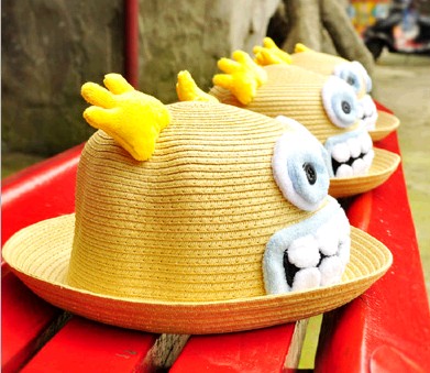 Funny Monster Handmade Straw Hat on Luulla