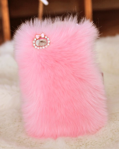 Pretty Colorful Fluffy Style Iphone Fur Case For 4 4s 5 on Luulla