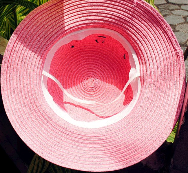 Handmade Children Straw Hat Rabbit Cap Kid Sunhat on Luulla