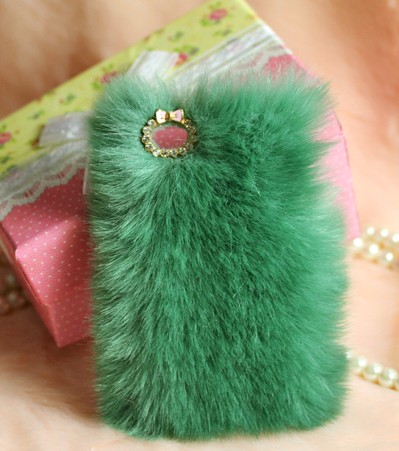 Pretty Colorful Fluffy Style Iphone Fur Case For 4 4s 5 on Luulla